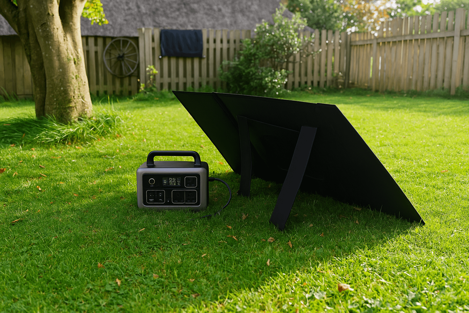 ALLPOWERS R600 test – bærbar powerstation med solpanel til camping